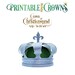 3D Christiansund Crown Template – Printable Paper Crown, Viking Nordic ...