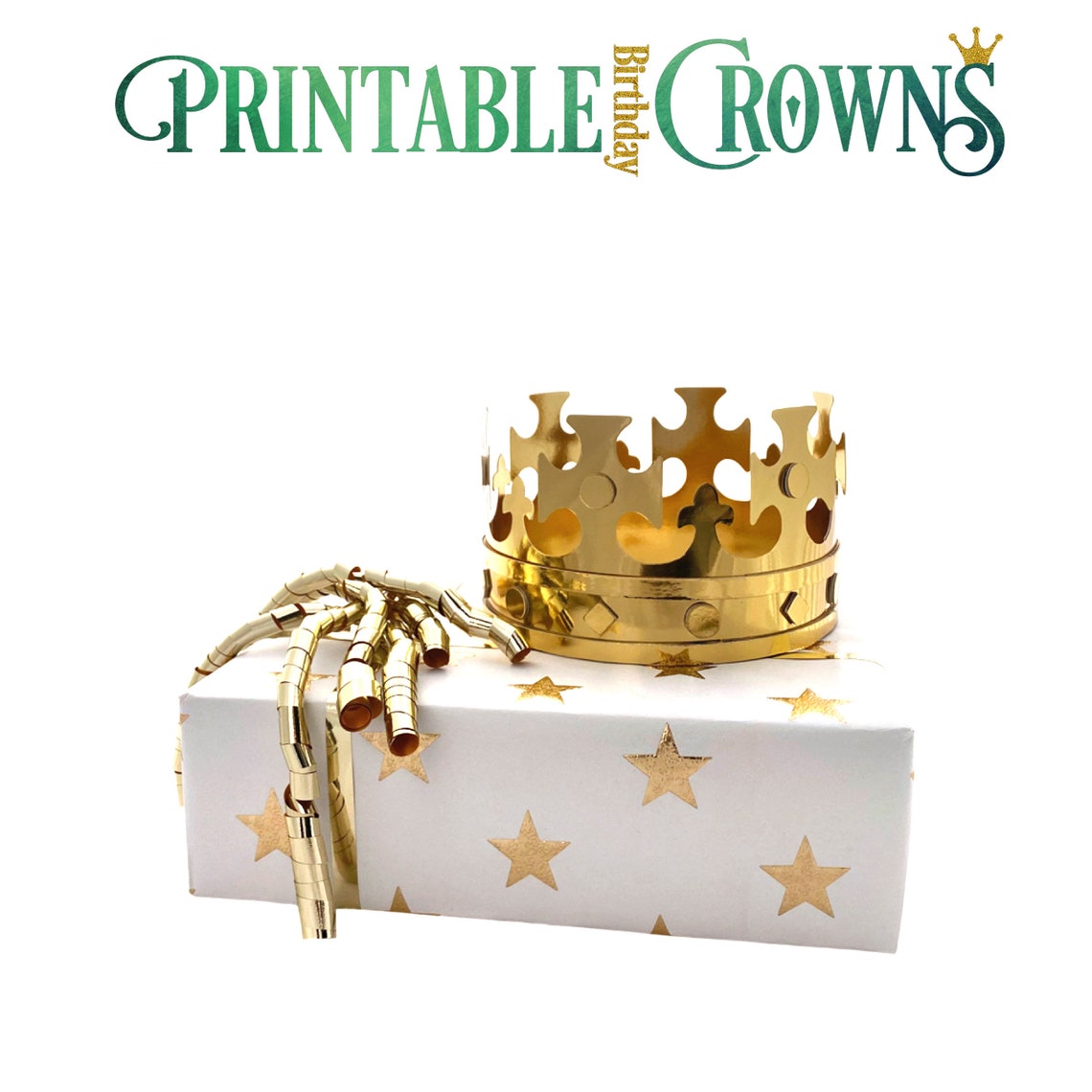 Printable Crown Template Party Hat Template Paper Crown - Etsy