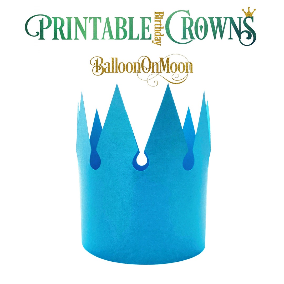 Printable Crown Template Party Hat Template Paper Crown for Home ...
