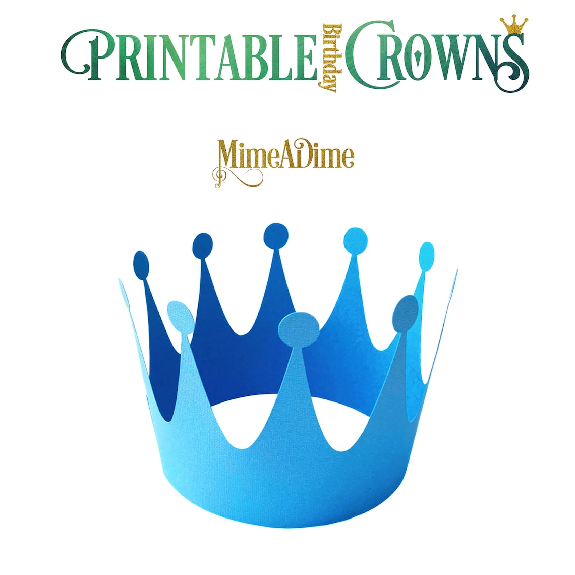 Printable Crown Template | Party Hat Template | Paper Crown | for Home ...