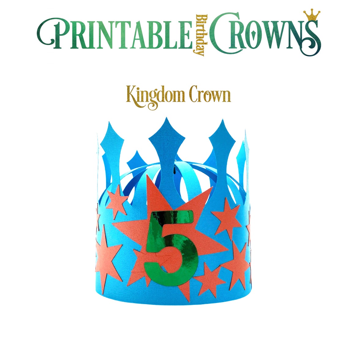 Printable Crown Template Party Hat Template Paper Crown - Etsy