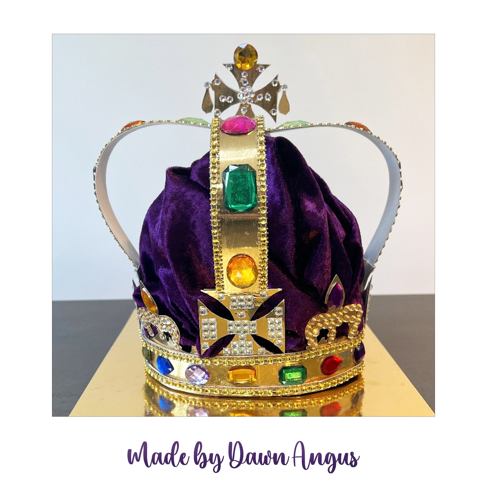 St Edwards Crown Template PRINTABLE 3D Crown Replica Crown Printable ...