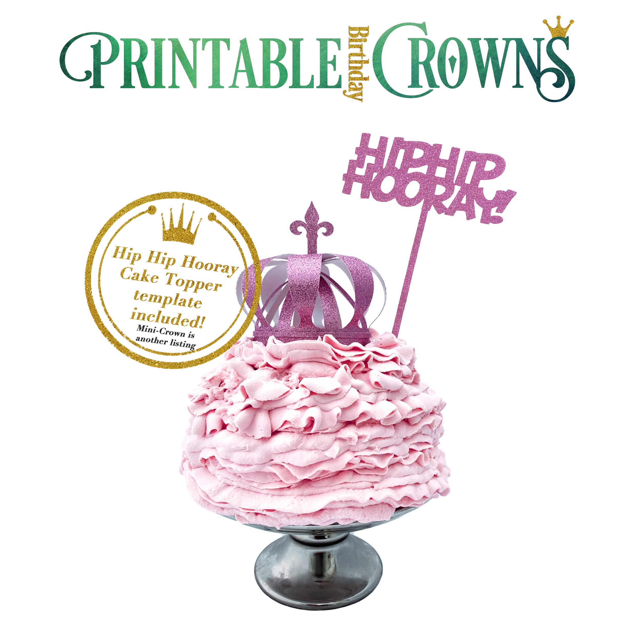 Lollipop Delight Crown Template – Printable Birthday Crown, Paper Crown ...