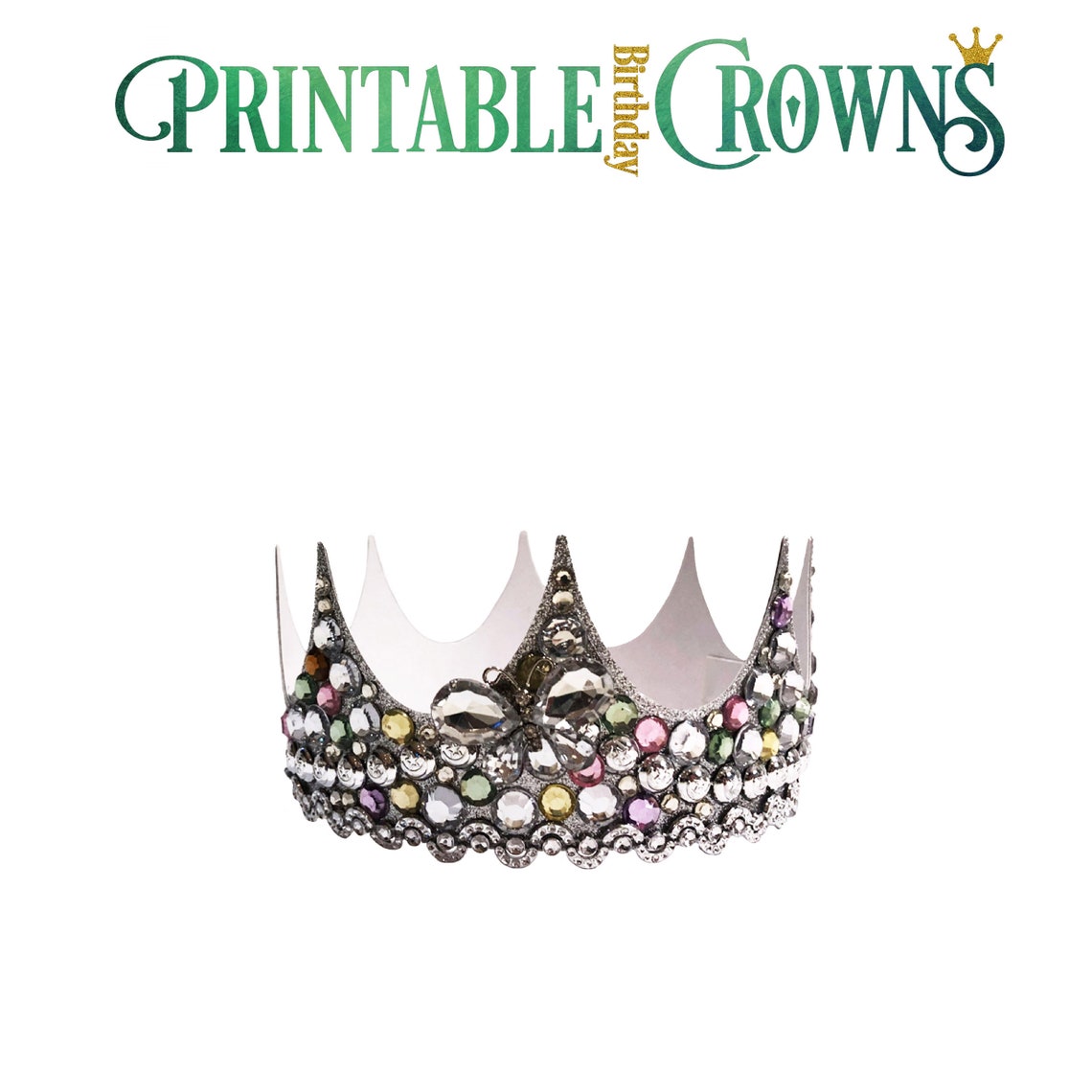 Printable Crown Template Party Hat Template Paper Crown - Etsy