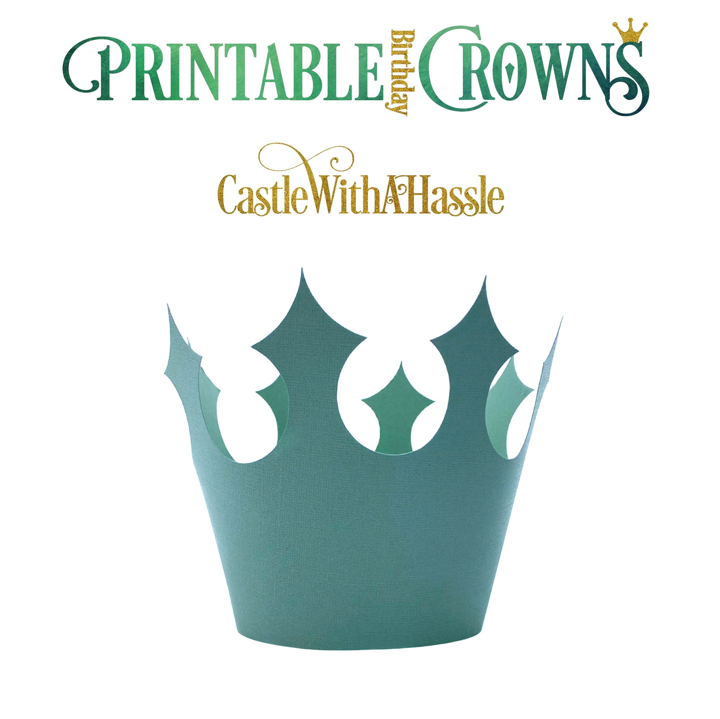 Printable Crown Template | Party Hat Template | Paper Crown | for Home ...