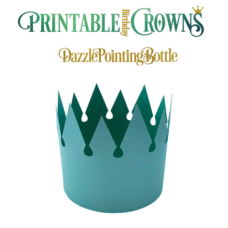 Printable Crown Template Party Hat Template Paper Crown Etsy