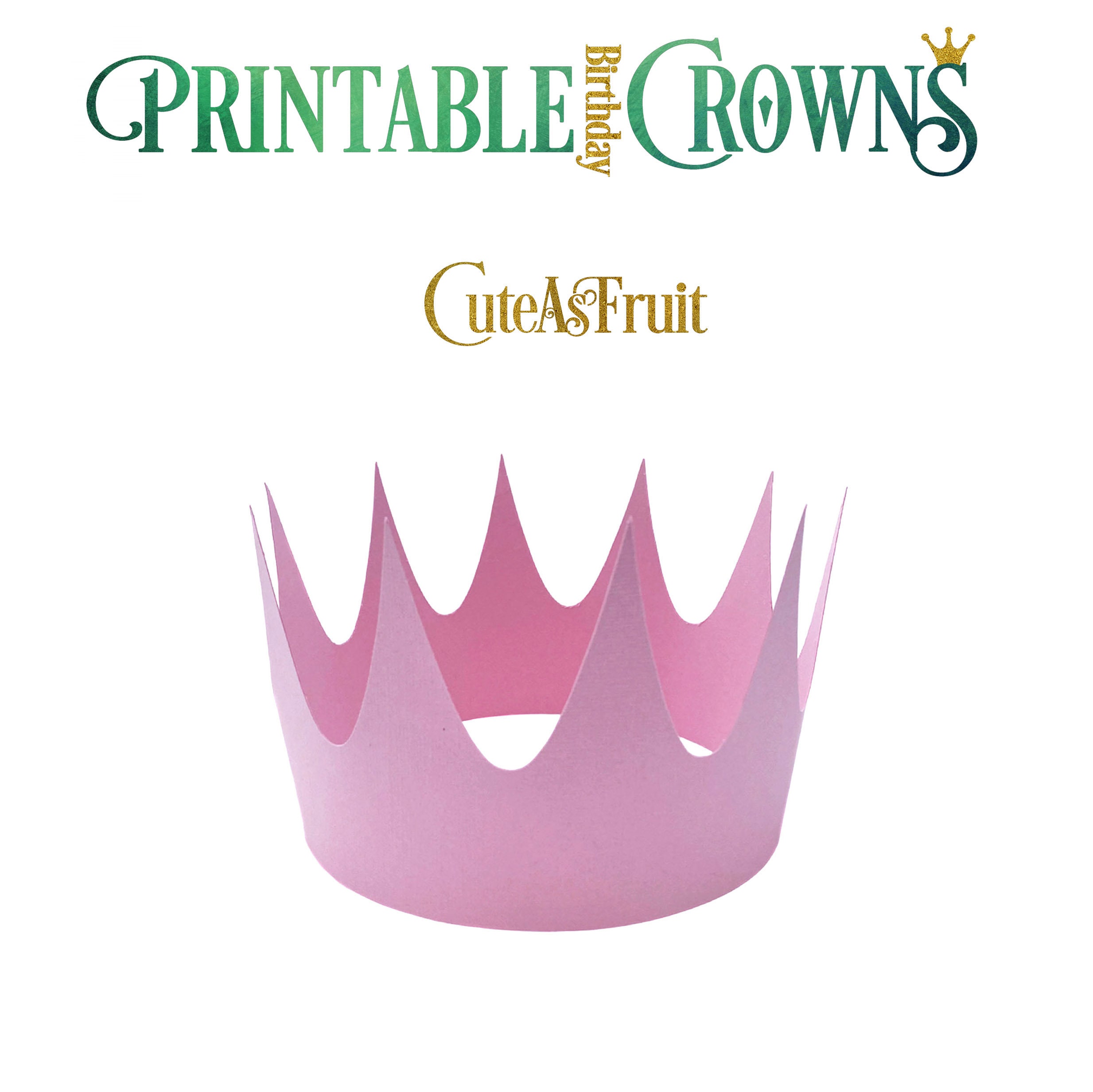 Printable Crown To Wear