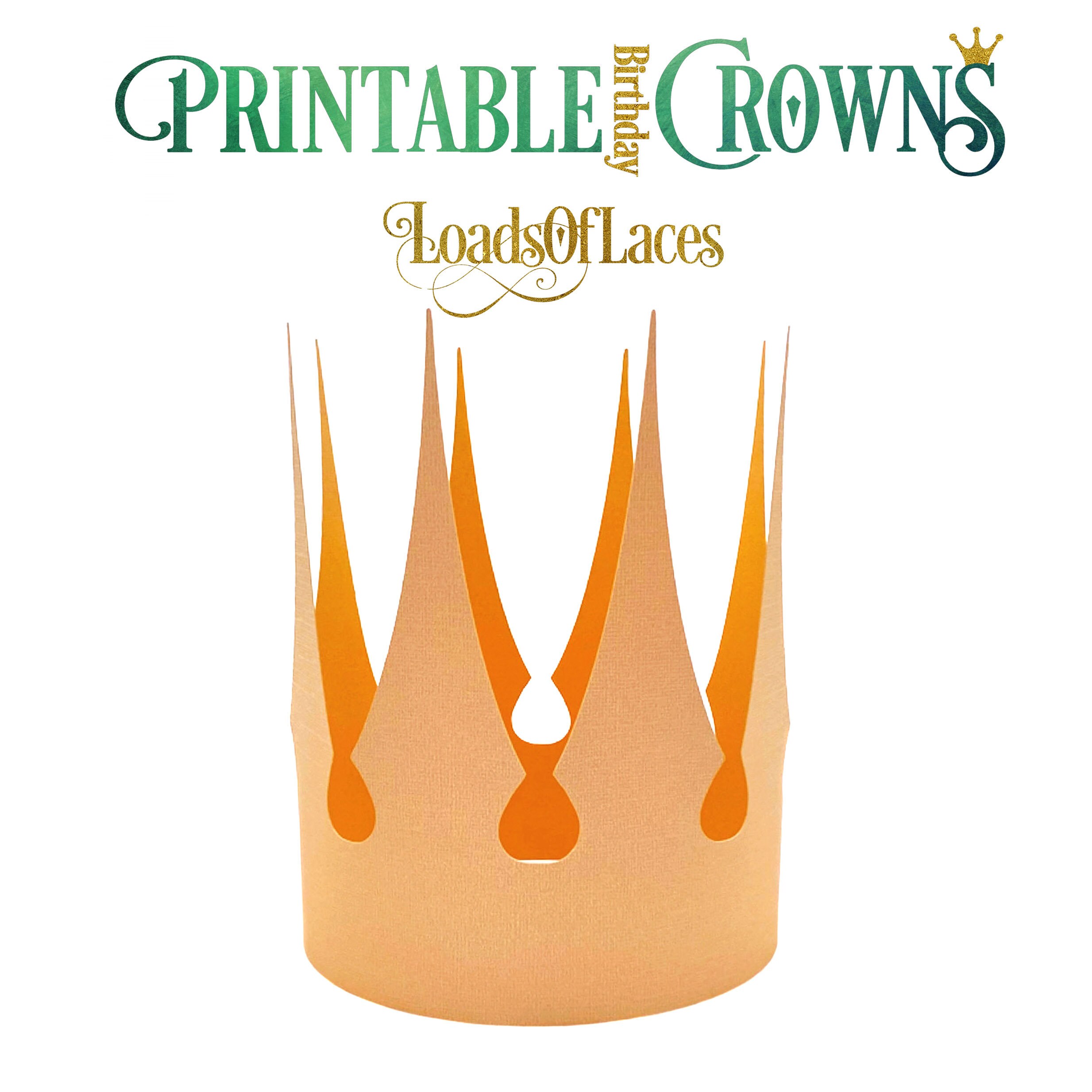 Printable Crown Template Party Hat Template Paper Crown for Home ...