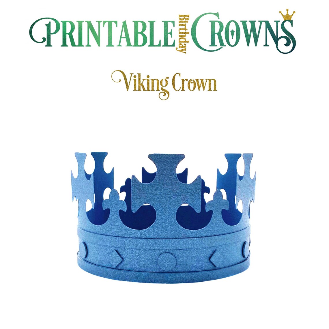 Printable Crown Template Party Hat Template Paper Crown - Etsy