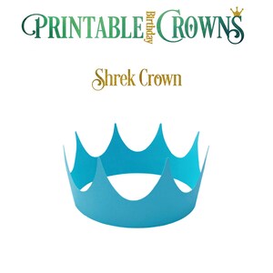 Rounded Crown Printable Template – Birthday Paper Crown DIY for Kids ...