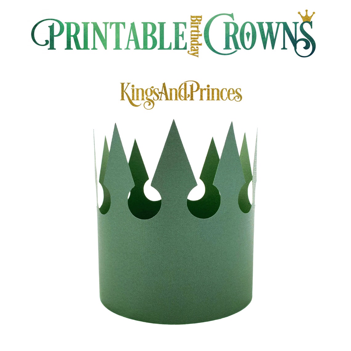 Printable Crown Template Party Hat Template Paper Crown - Etsy