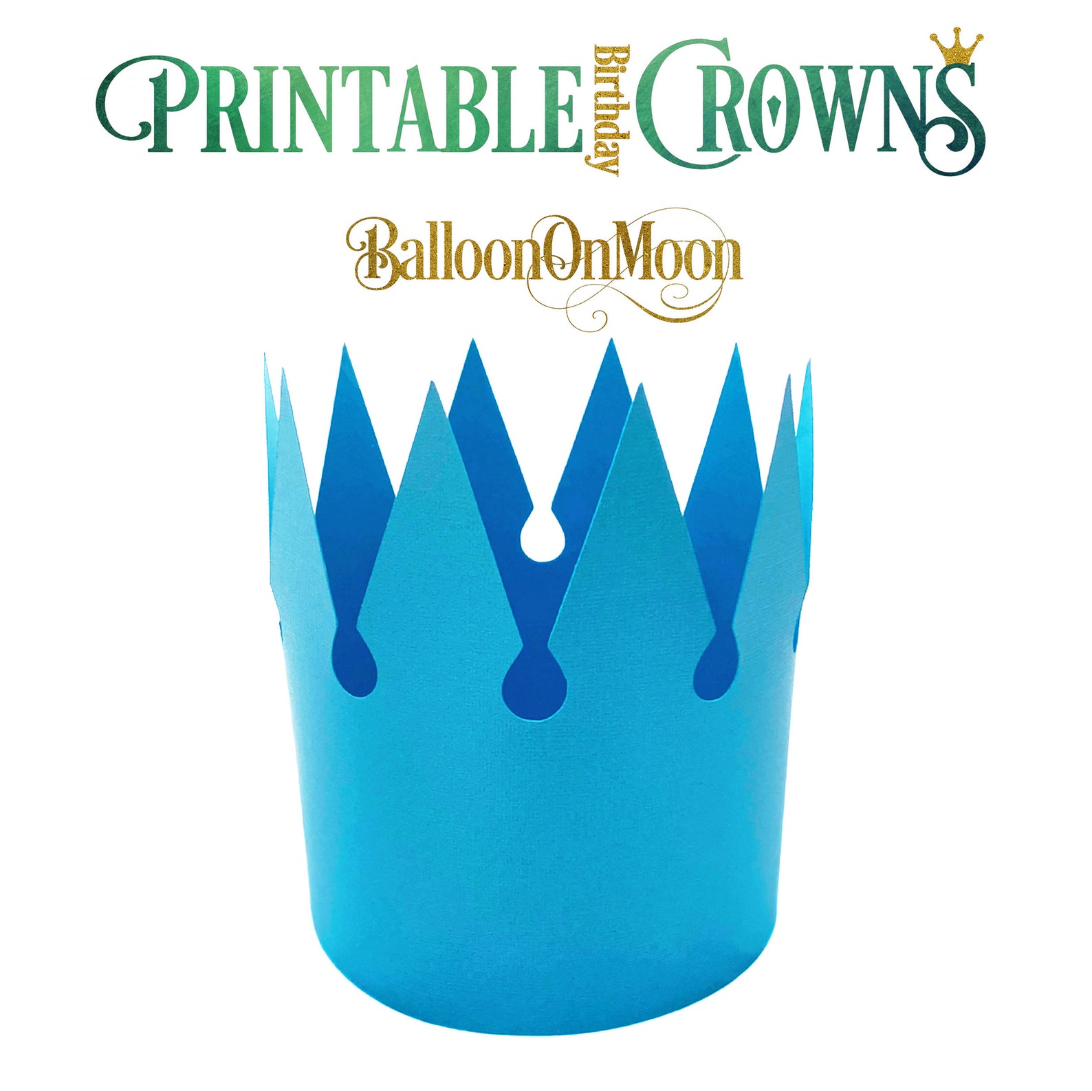 Printable Crown Template Party Hat Template Paper Crown - Etsy