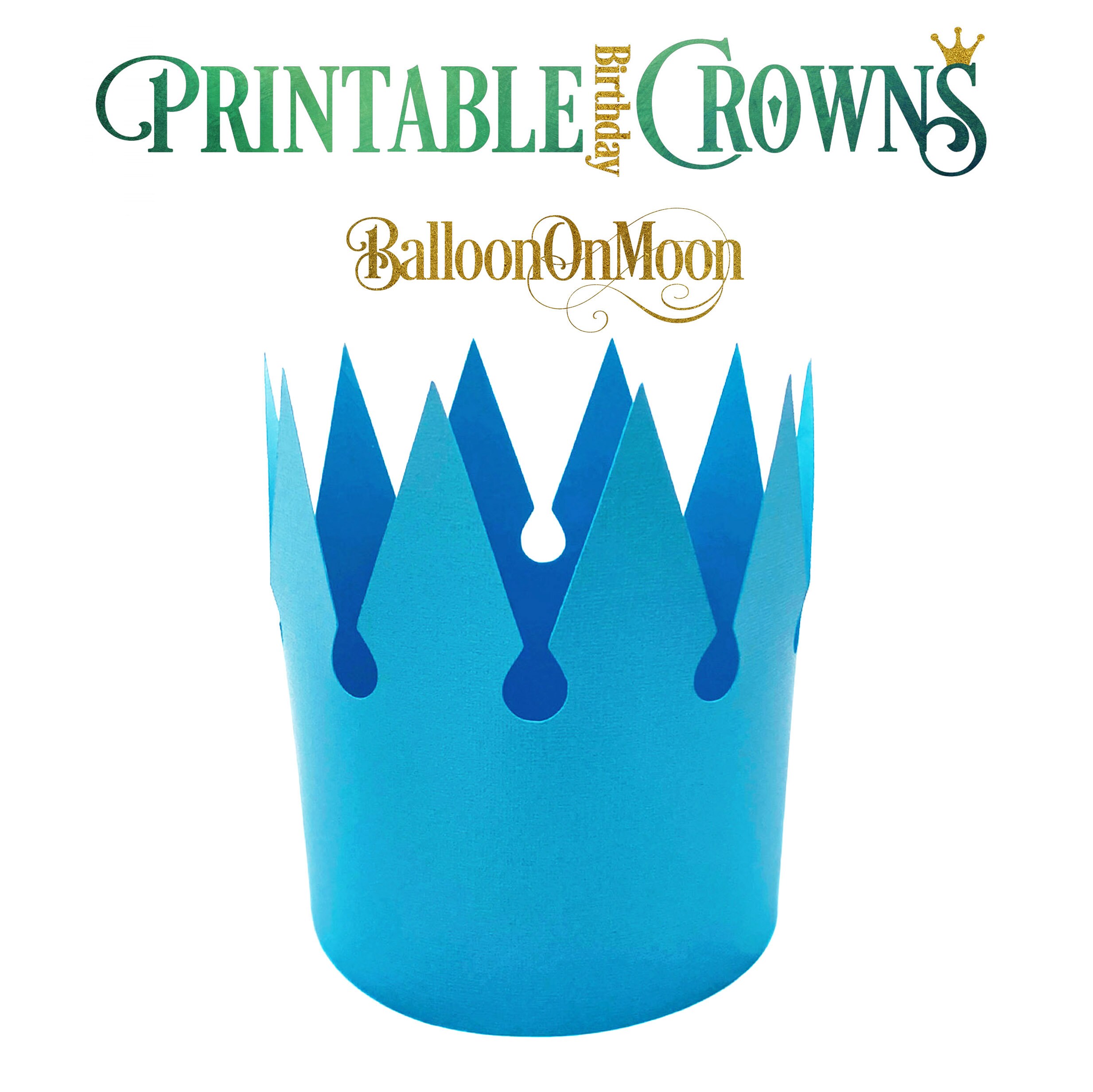 Printable Crown Template Party Hat Template Paper Crown - Etsy