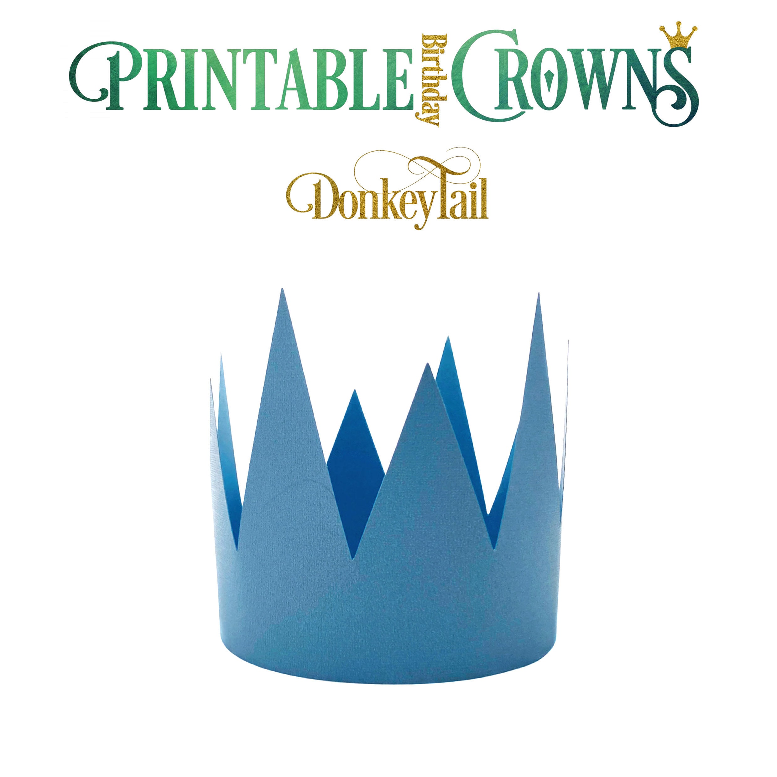 Printable Crown Template Party Hat Template Paper Crown for Home ...