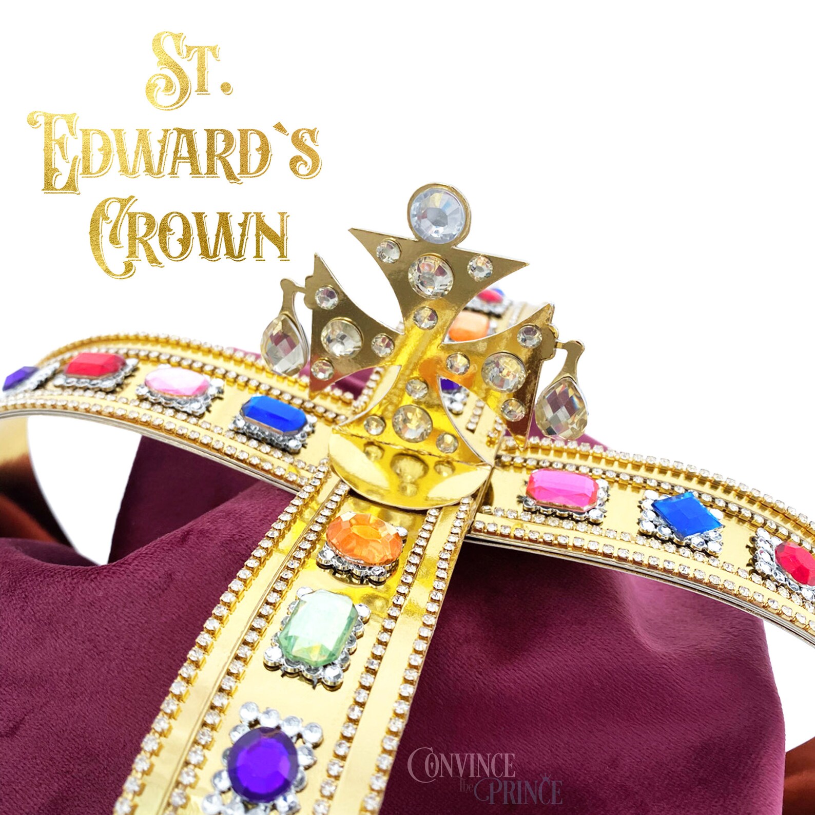 St Edwards Crown Template | PRINTABLE | 3D Crown | Replica Crown ...
