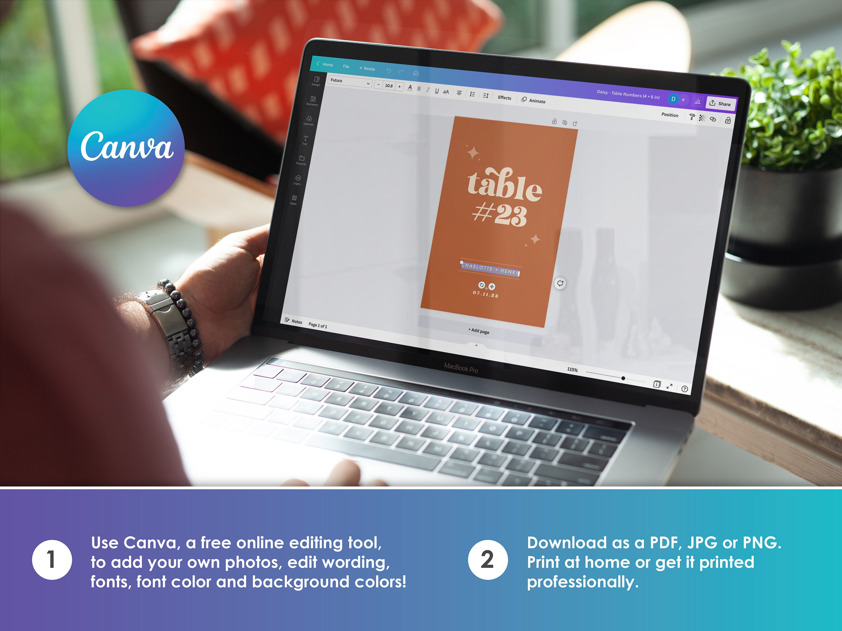 Retro Table Number Bundle, Wedding Table Number, Wedding Place Cards ...