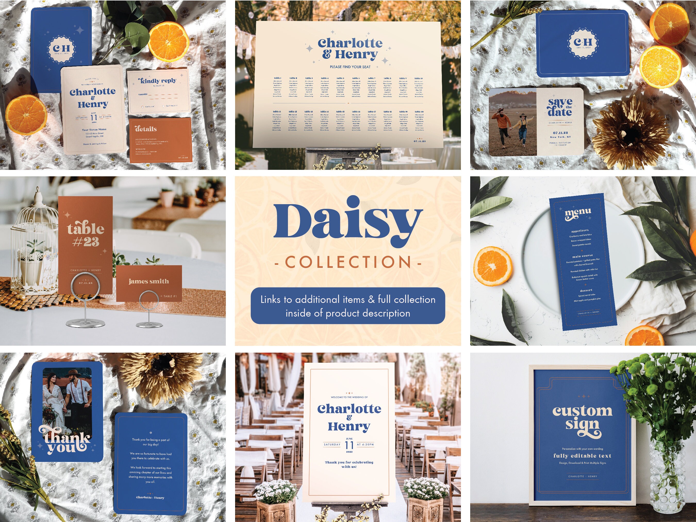 Retro Table Number Bundle, Wedding Table Number, Wedding Place Cards ...