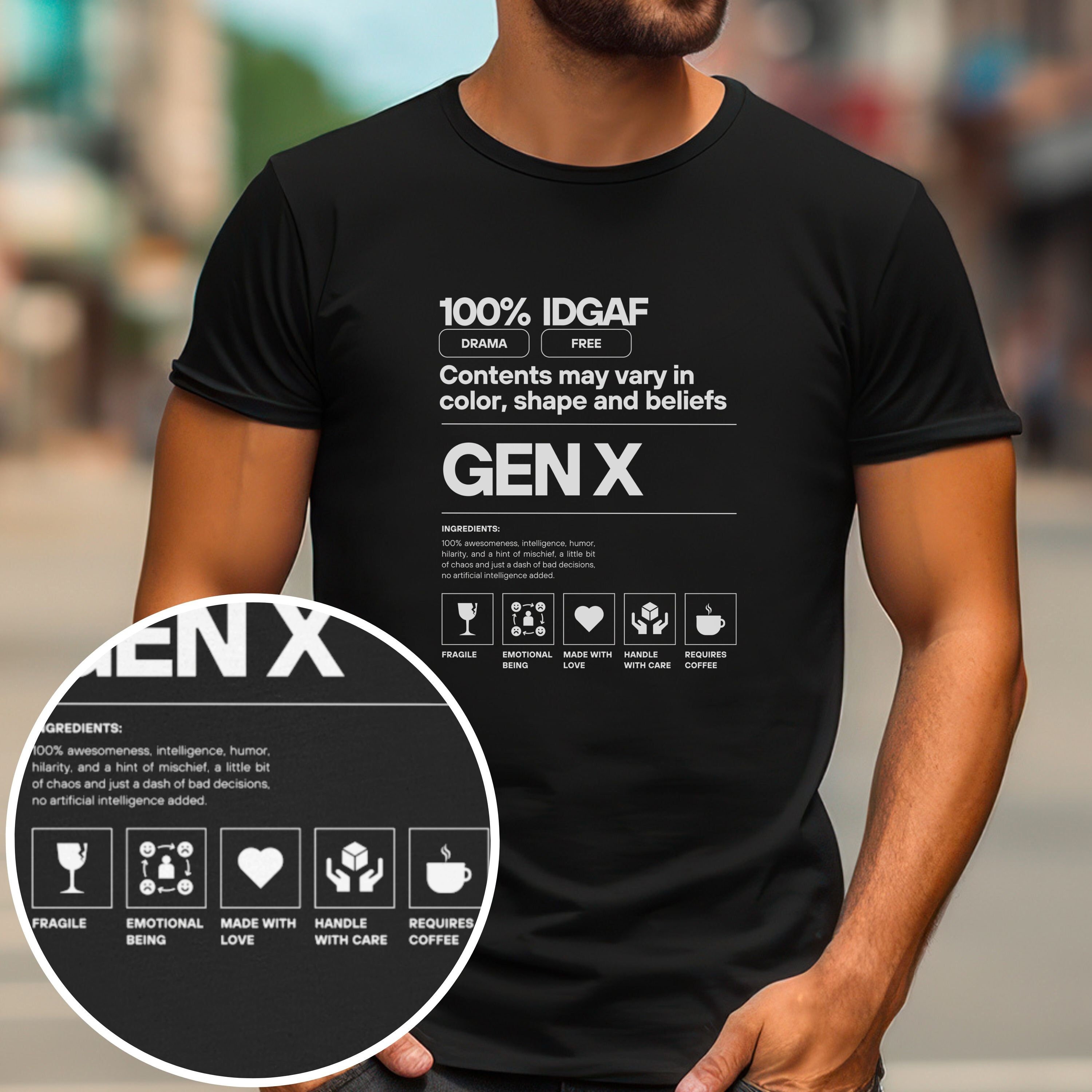 Generation X T-shirt, Gift for Gen X, Funny Gen X Shirt, Generation X ...