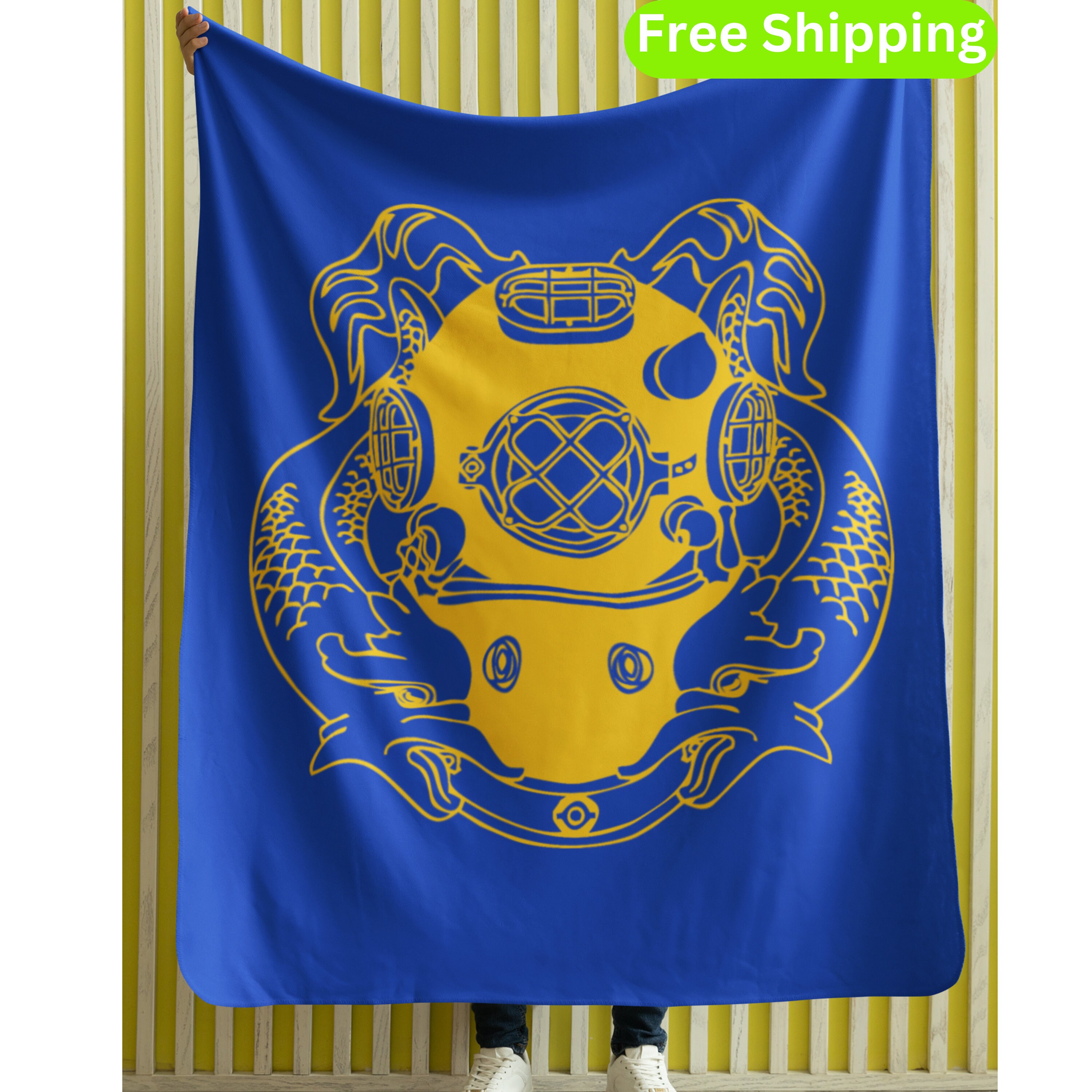 US Navy Deep Sea 1chuck Diver Pin Blanket - US Marine Commercial Markv ...
