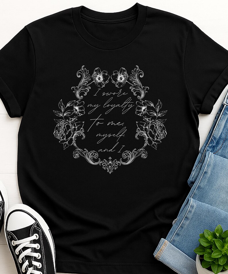 Hamlet Fate of Ophelia Tee: Floral 'loyalty to Me' Shirt - Etsy