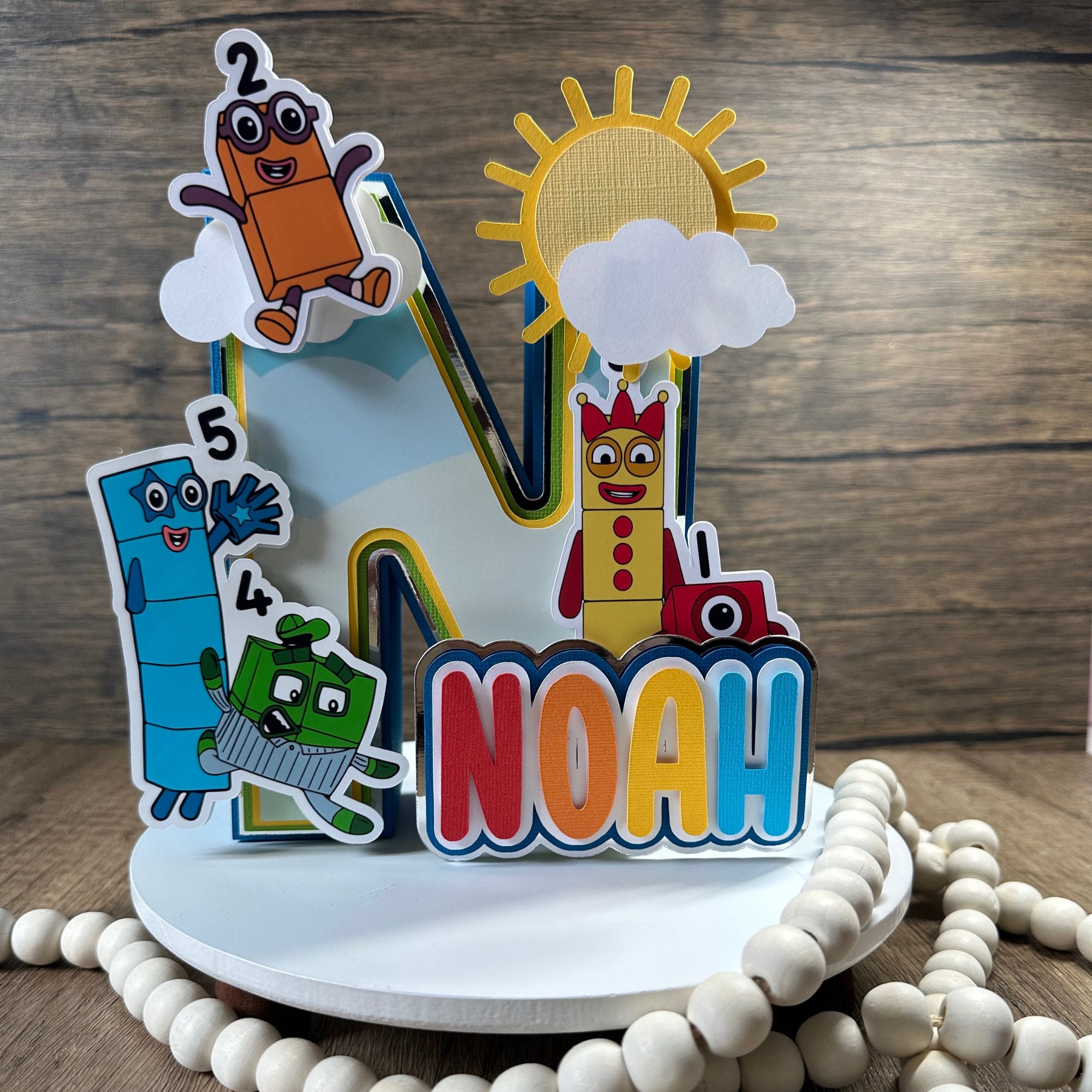 Numberblocks 3d Letter, Numberblocks Decor, Number Party, Color Blocks ...