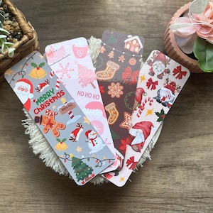 Christmas Bookmark Collection, Holiday Bookmarks Collection, Gnome ...