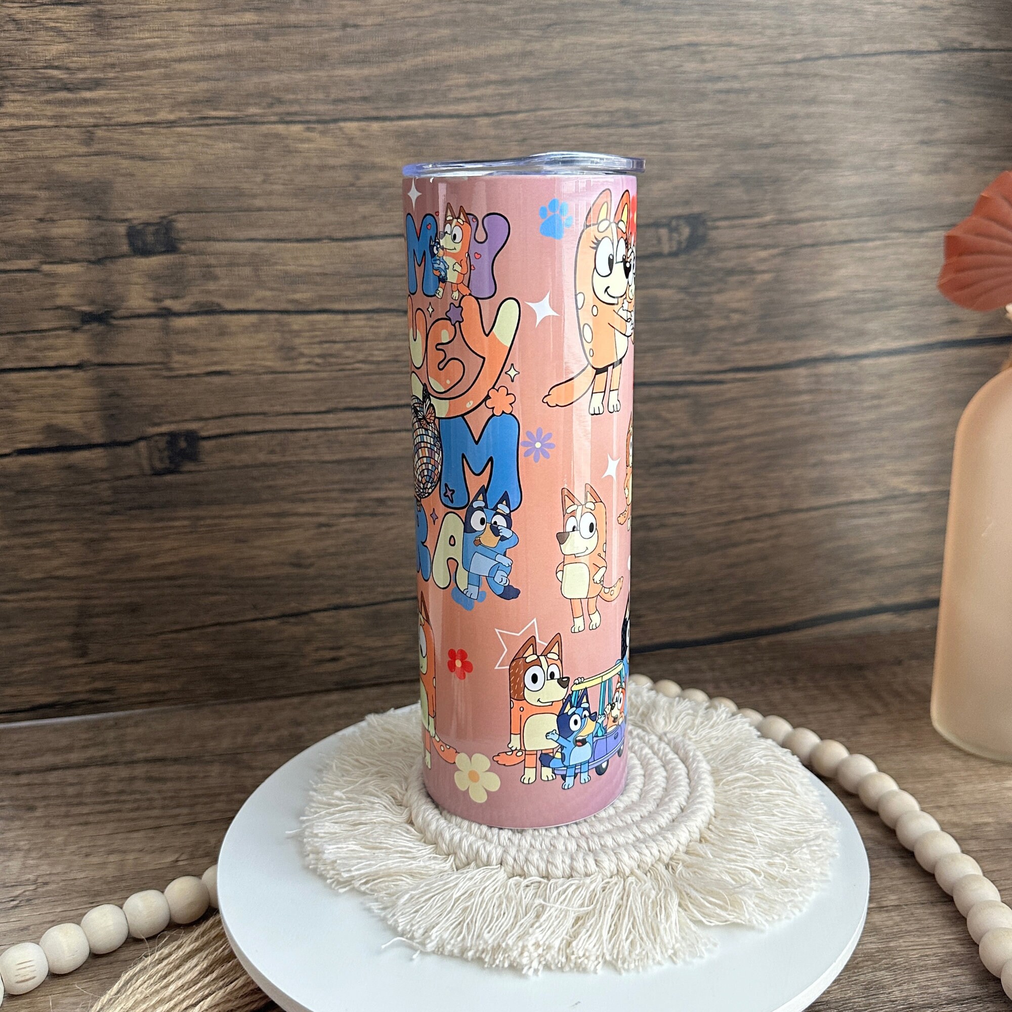 In My Bluey Mom Era Tumbler, Mom Bluey Cup, Bluey Era Tumbler, Bluey ...