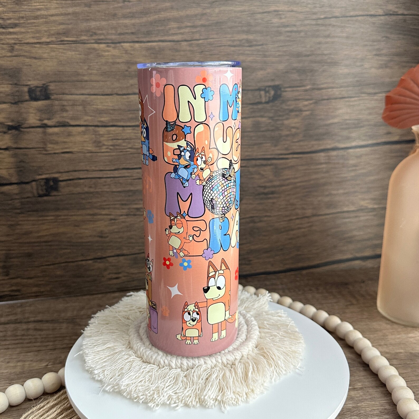 In My Bluey Mom Era Tumbler, Mom Bluey Cup, Bluey Era Tumbler, Bluey ...