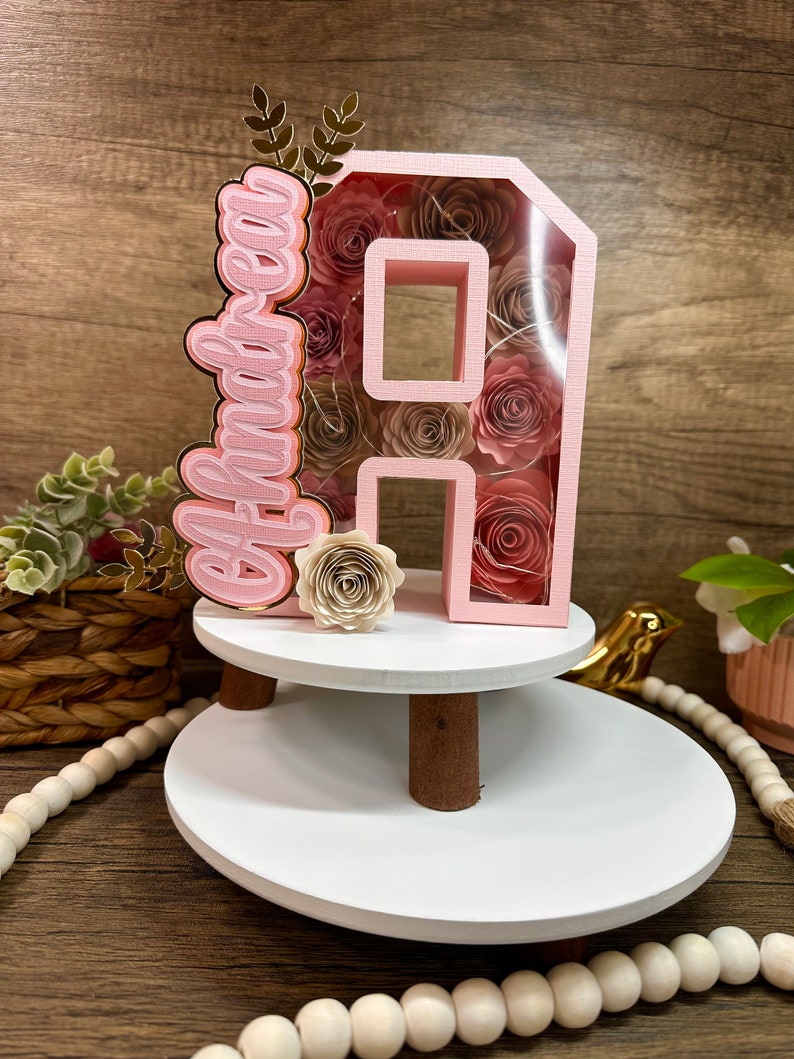3d Letter With Led Lights Personalized 3d Letter Party - Etsy