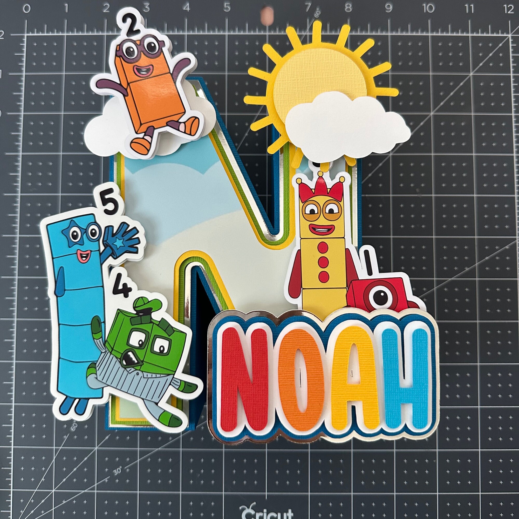 Numberblocks 3d Letter Numberblocks Decor Number Party - Etsy UK