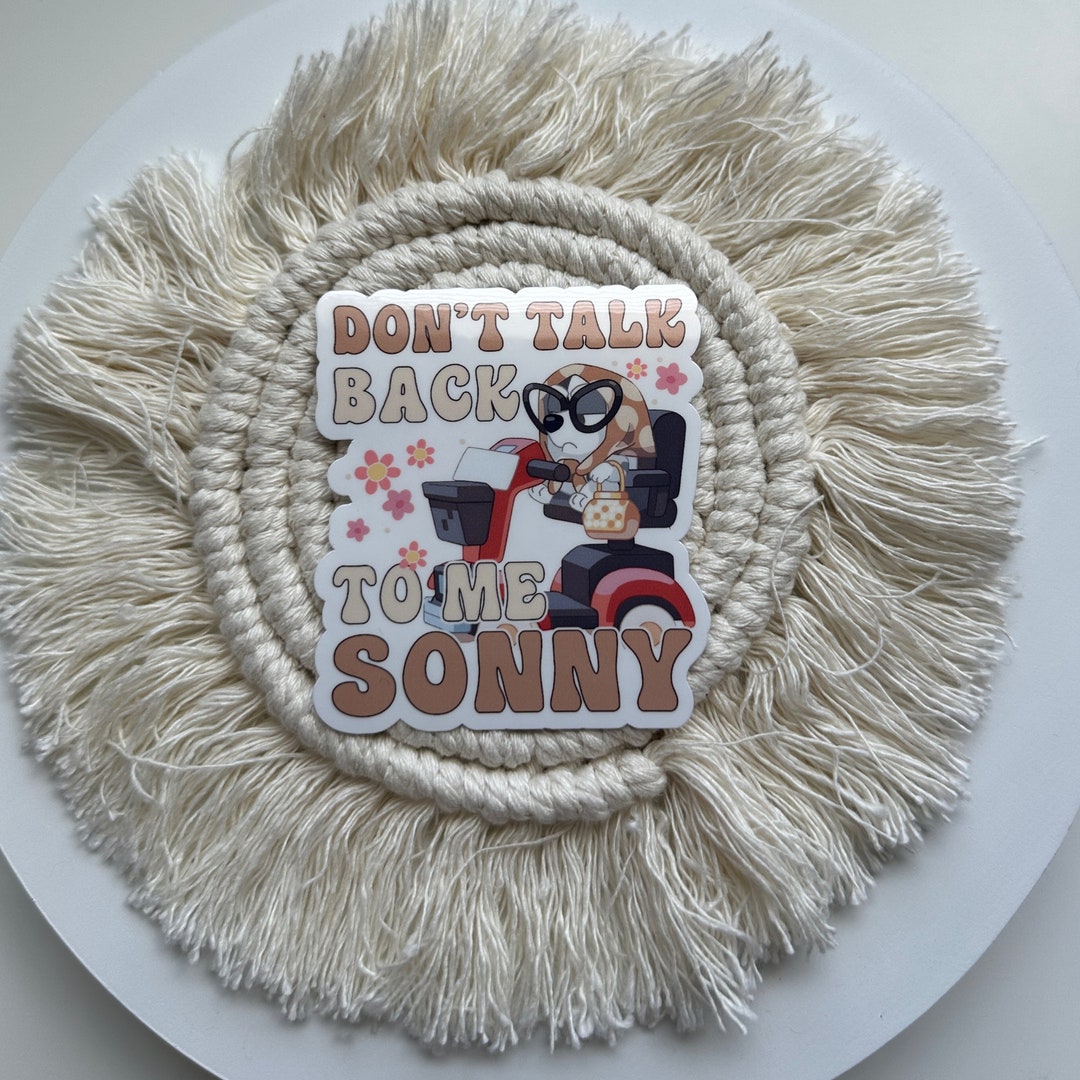 Grouchy Granny Sticker, Muffin Bluey Sticker, Muffin Sticker, Bluey ...