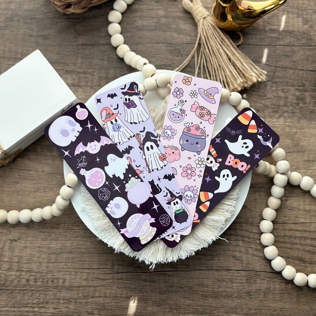 Halloween Bookmark Collection, Spooky Bookmarks Collection, Cute ...