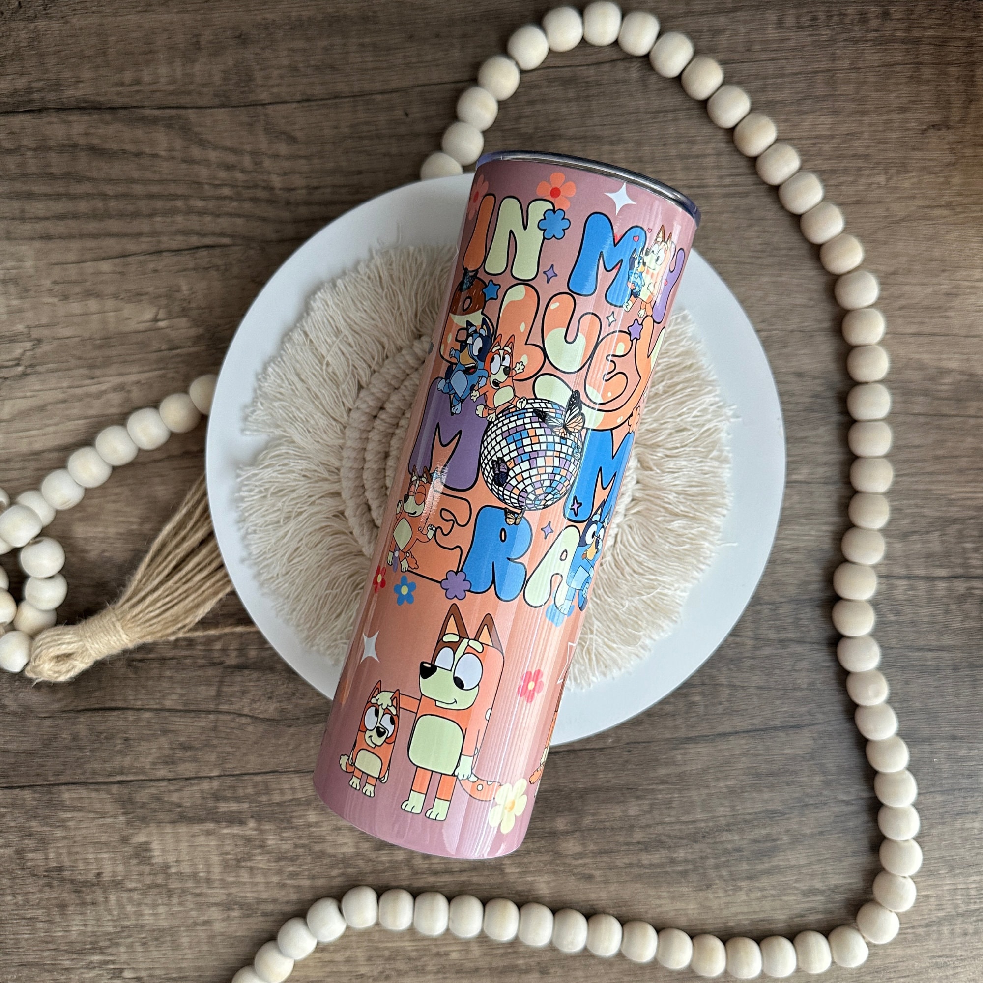 In My Bluey Mom Era Tumbler, Mom Bluey Cup, Bluey Era Tumbler, Bluey ...