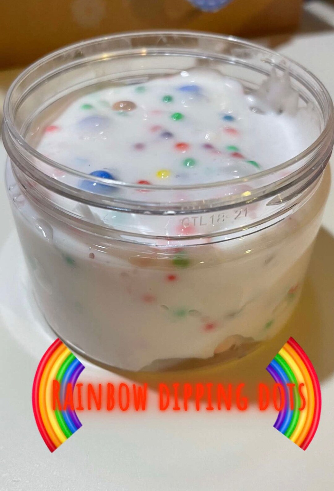 Rainbow Dipping Dots |suncycle Slimes| - Etsy