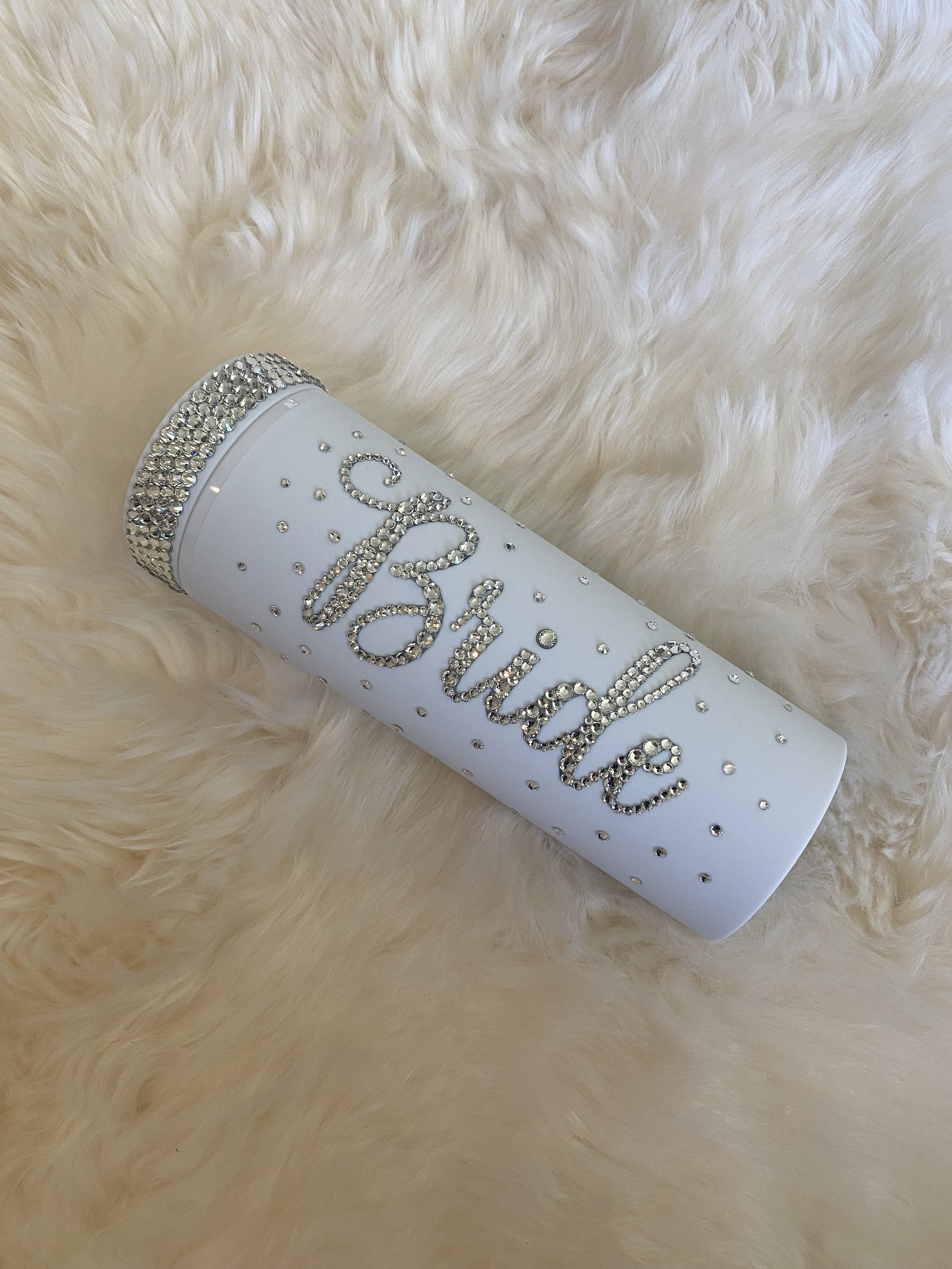 Bride Tumbler Crystal Clear Rhinestones Bridal Tumbler Bride Gifts ...