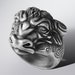 Silver Taurus Ring - Mens Bull Head Ring 925k Sterling Minotaur Unique ...