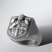 Mens Crusader Knight Signet Ring: Handmade Sterling Silver Templar ...