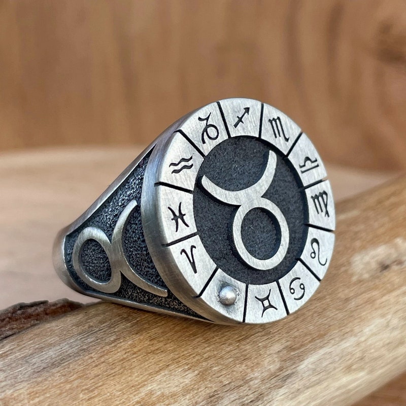 Jewelry Taurus Ring - Etsy