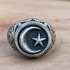 Sagittarius Zodiac Signet Ring for Men, Zodiac Sign Signet Ring in ...