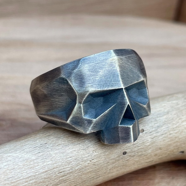 Mens Skull Ring - Etsy
