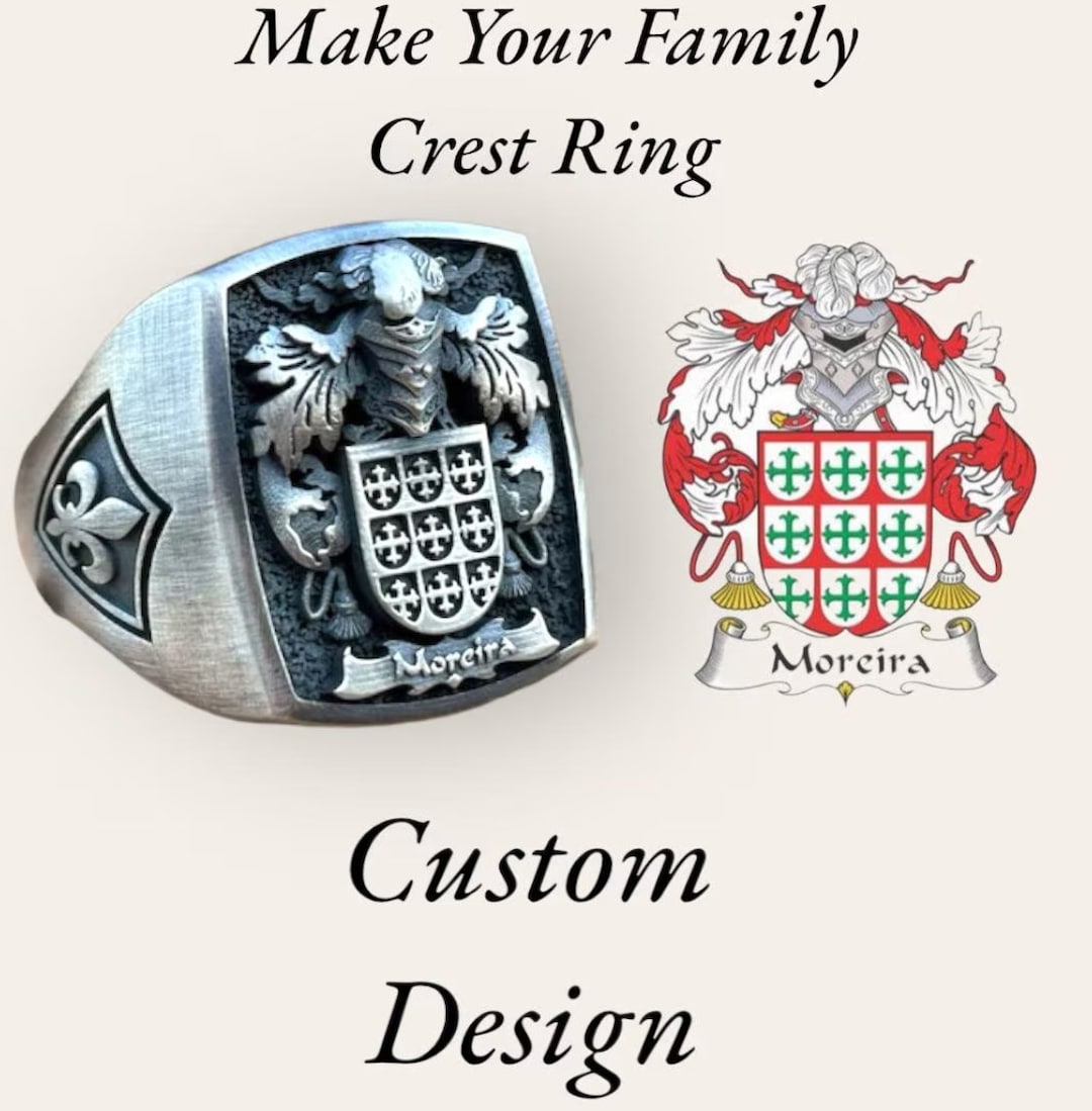 Personal Ring: Wappen, Siegelring, Wappen - Etsy.de
