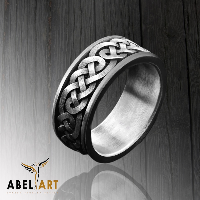 Mens Celtic Ring - Etsy