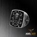 Personalized Family Crest Signet Ring: Custom Sterling Silver Coat of ...