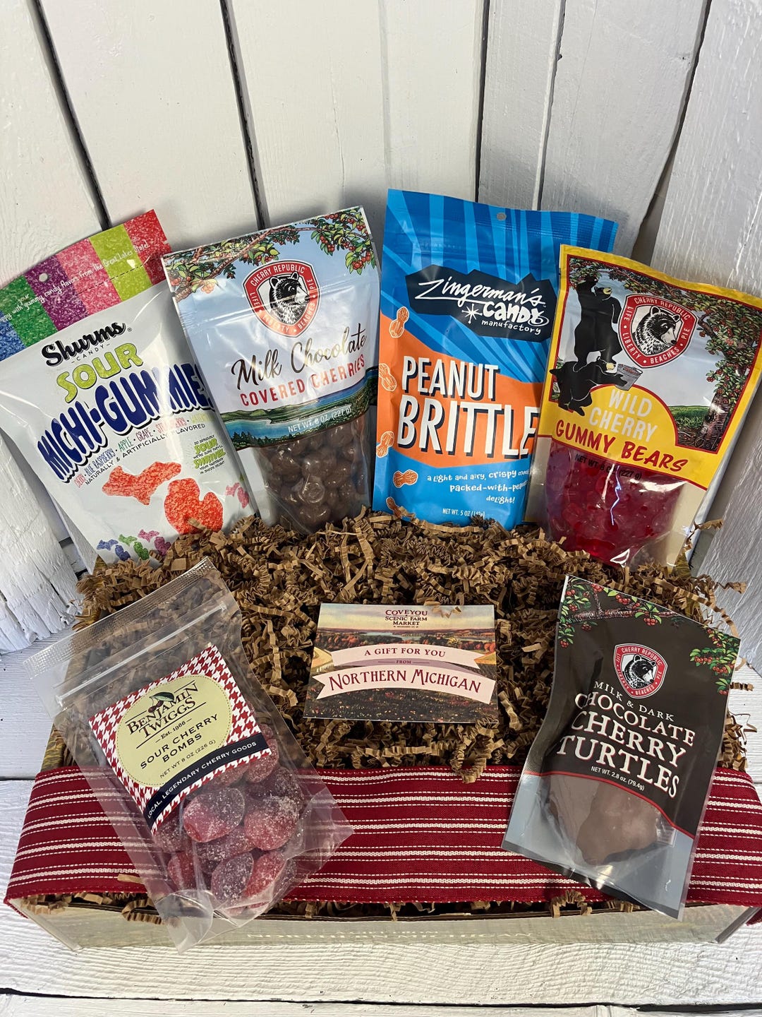 Sweet Tooth Deluxe Gift Boxbasketmade in Michiganspecialty Foodunique ...