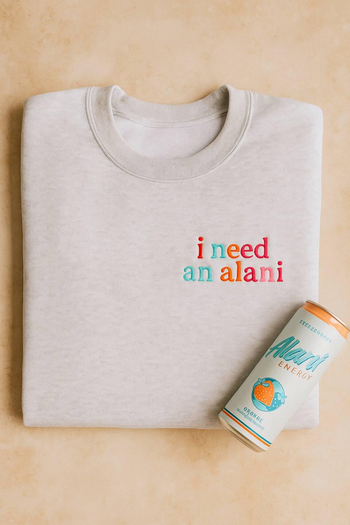 Embroidered "i Need an Alani" Crewneck Sweatshirt - Alani Lover Gift - Etsy