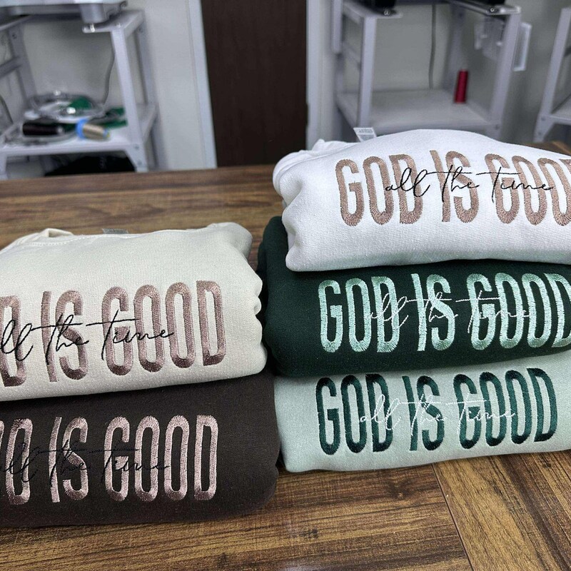 Pink God is Good Sweater - Etsy