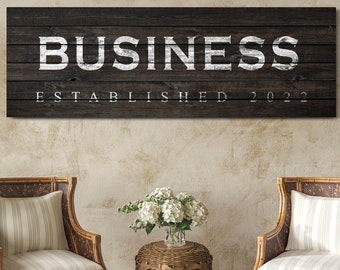 Custom Date Established Sign - Etsy