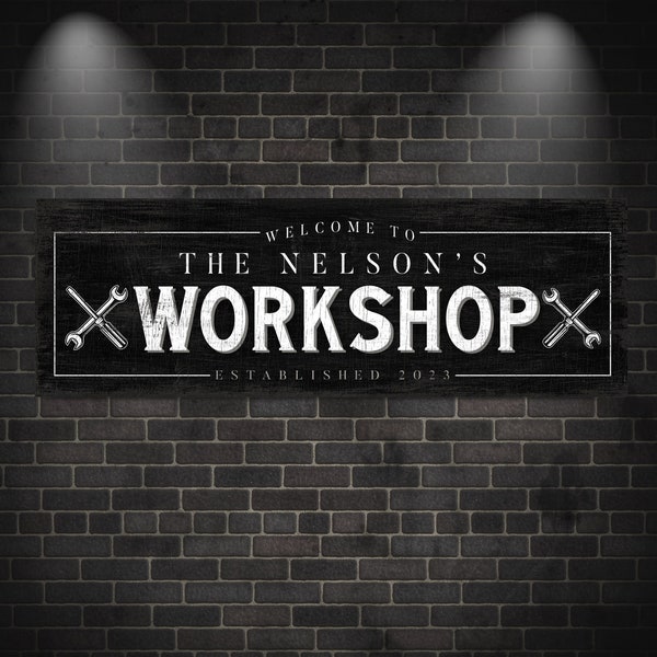 Workshop Sign - Etsy