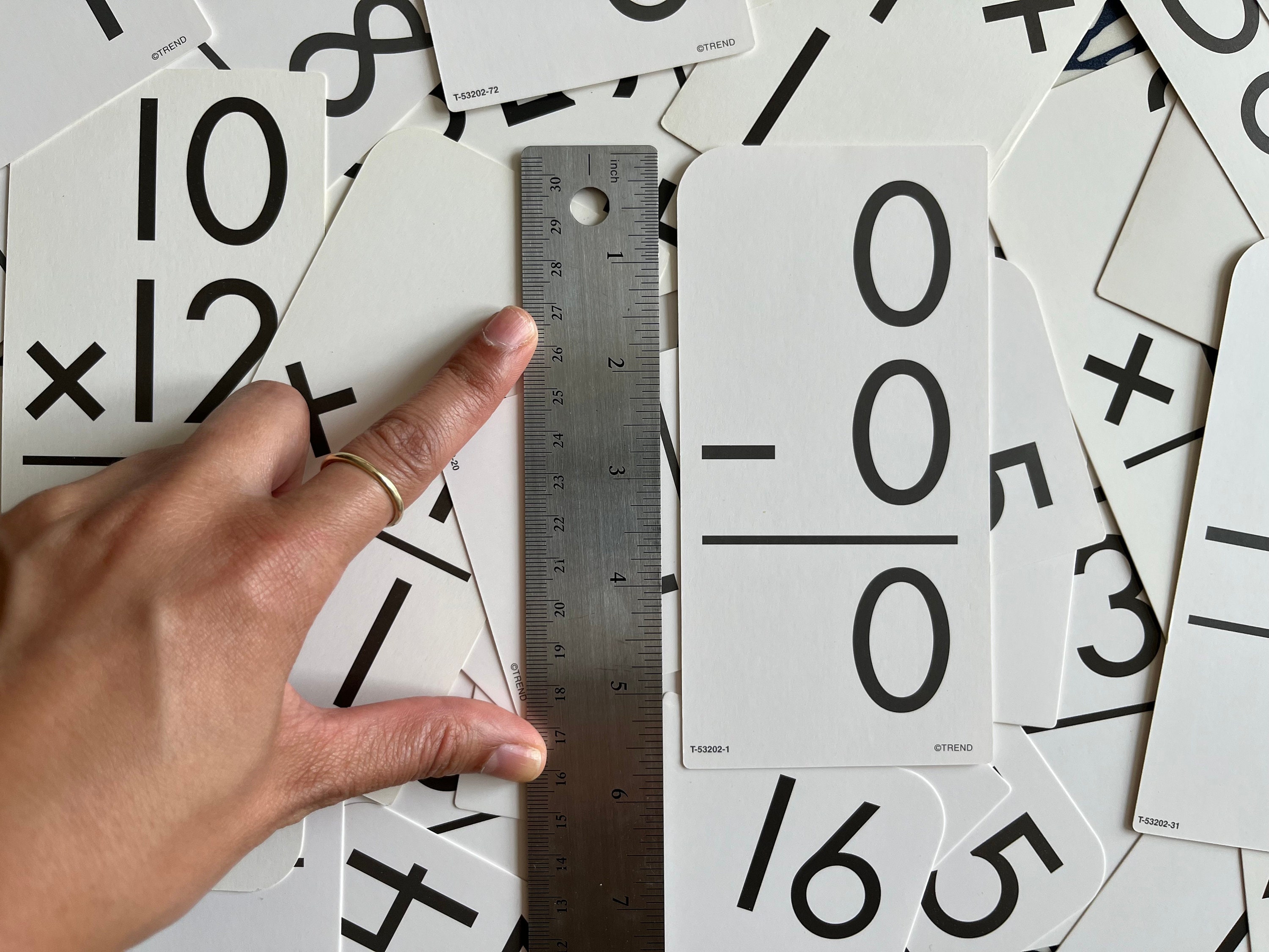 1990's Math Flashcards Flash Cards Subtraction Simple for Junk ...