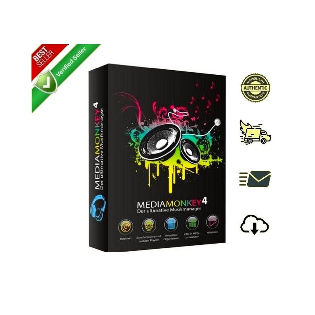 Media Monkey V4 Gold Edition Music Manager for Windows Full Version ...